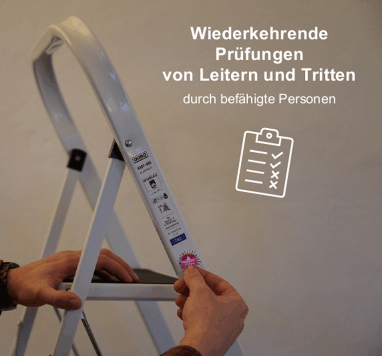 Prüfung von Leitern und Tritten in Betrieben - IBS Müller
